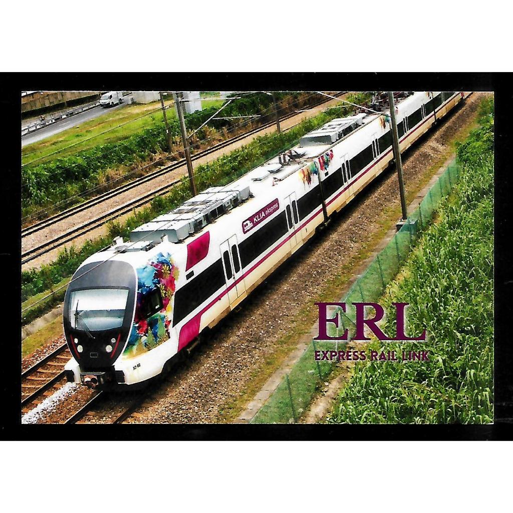 Malaysia Postcard - Malayan Railway Train KLIA Express Rail Link ...