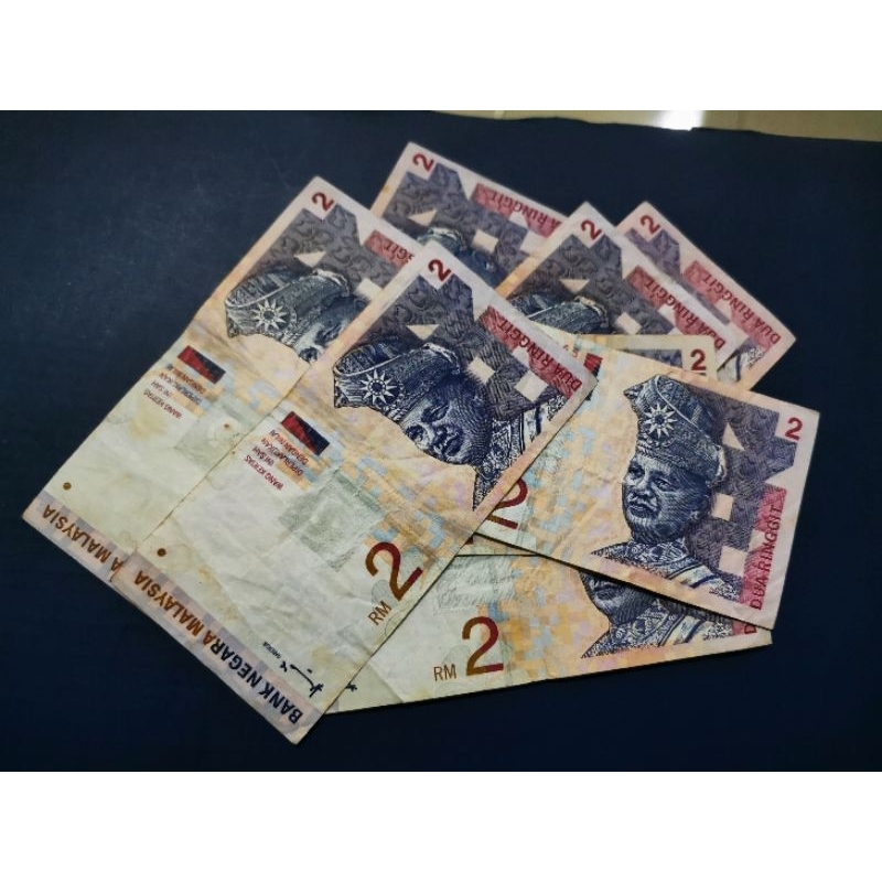 Offer Banknote Malaysia Rm2 Siri 8 Condition AVF Kurang Cantik Seperti ...