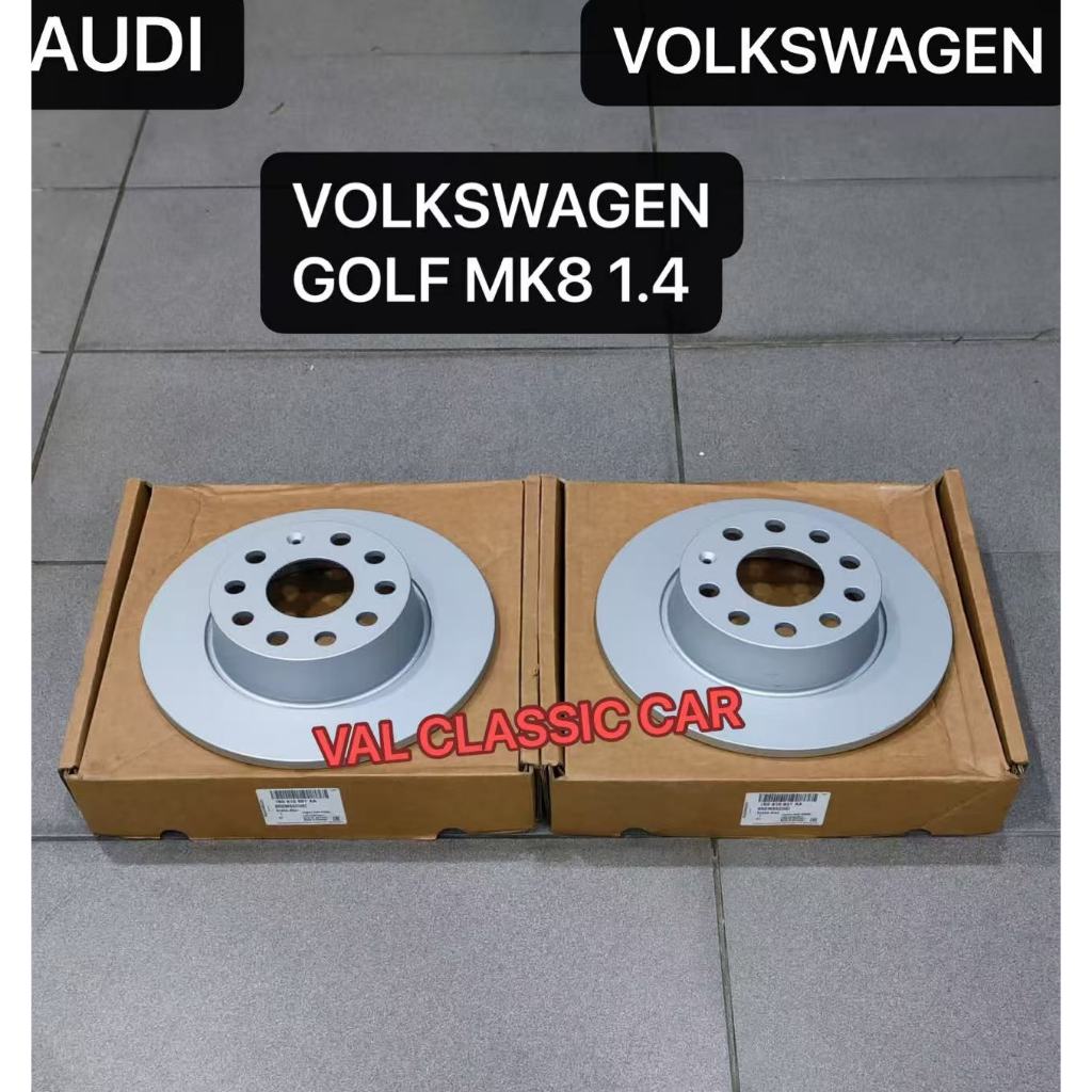 ( 100% ORIGINAL ) VOLKSWAGEN GOLF MK8 1.4 REAR DISC ROTOR | Shopee Malaysia