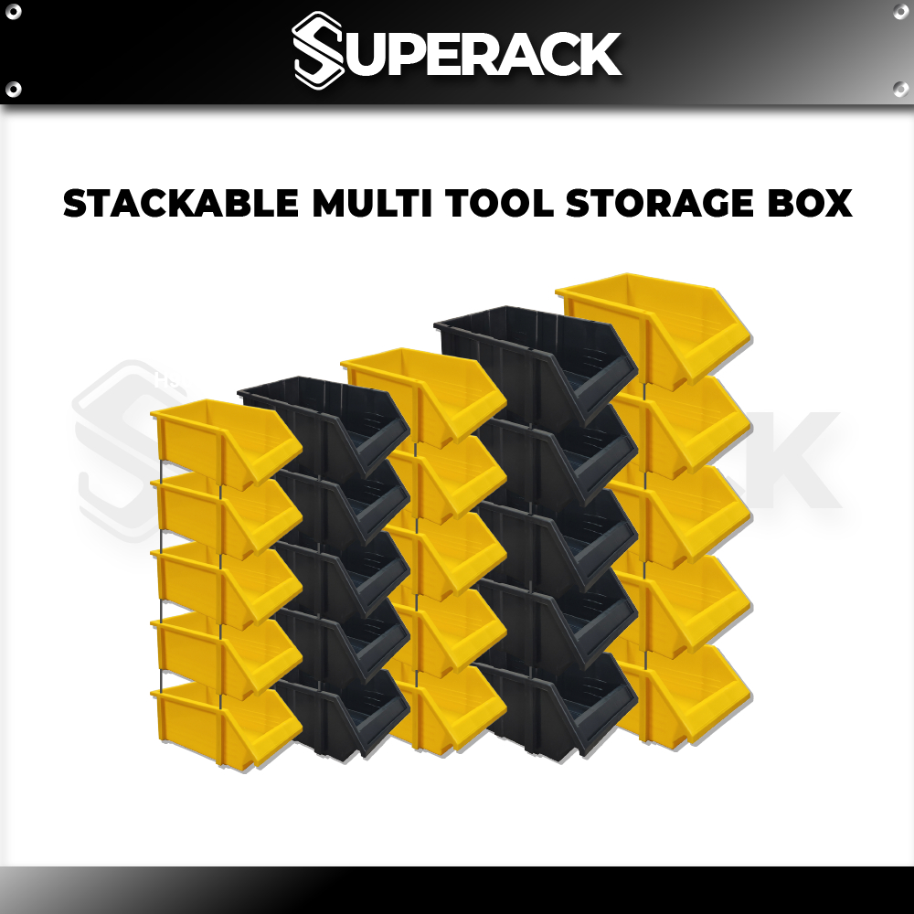 SUPERACK Stackable and Combinable Multi Tools Box Storage Box | Shopee ...