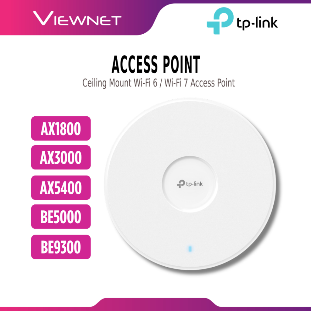 TP-LINK EAP610 AX1800 WI-FI 6 / EAP650 AX3000 WI-FI 6 / EAP723 BE5000 ...