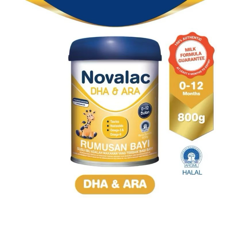 ‼️ready stock & fast delivery ‼️Novalac DHA ARA step 1 (800g)EXP:09/2026 | Shopee Malaysia