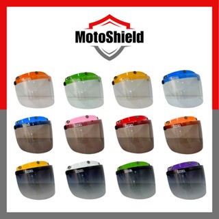 Bogo Visor 3 Button Color Cap Helmet Clear Smoke Two Tone Smoke ...