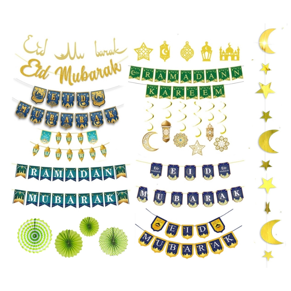 【READY STOCK】 - RAYA Flag Decoration Hari Raya flag hanging decoration ...
