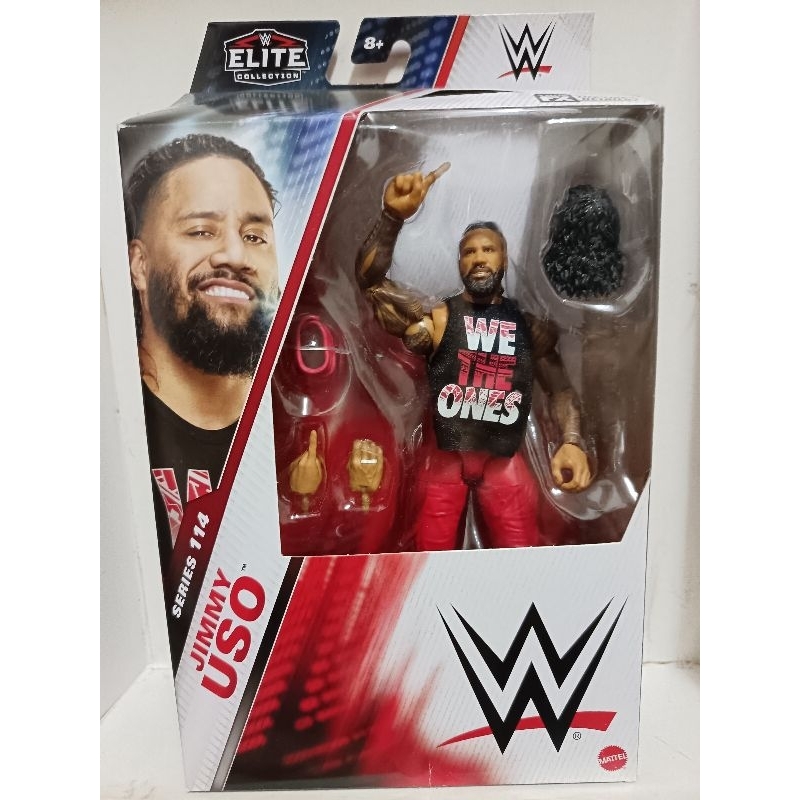 Mattel WWE Elite 114 Jimmy Uso Wrestling Action Figure | Shopee Malaysia