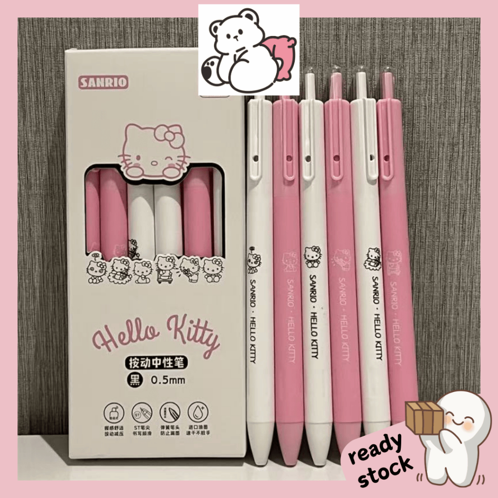 Hello Kitty Gel Pen 0.5mm Black Ink 1 pcs | Shopee Malaysia