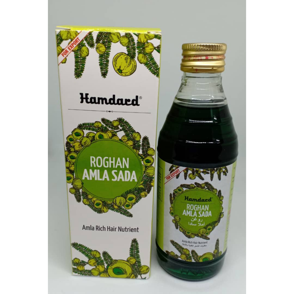 HAMDARD ROGHAN AMLA SADA AMLA RICH HAIR NUTRIENT (200ML) RAMBUT KAYA ...