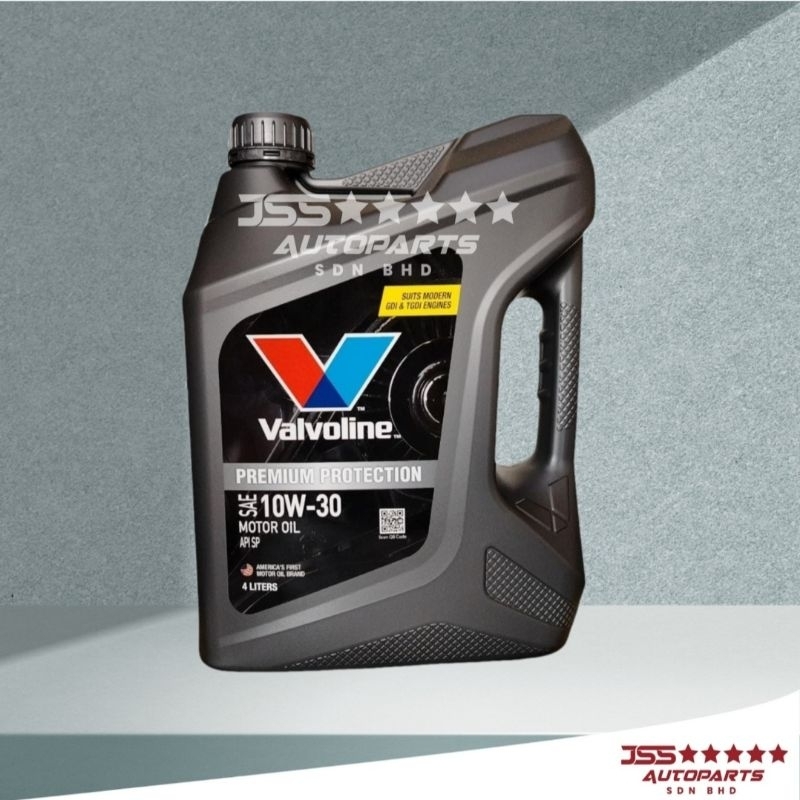 VALVOLINE PREMIUM PROTECTION ENGINE OIL 10W30 PREMIUM MINERAL API SP ...