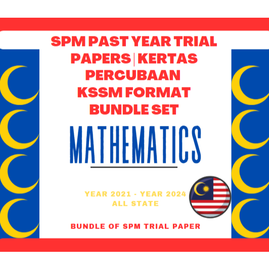 Mathematics SPM Past Year Trial Papers Bundle Set | Kertas Percubaan ...