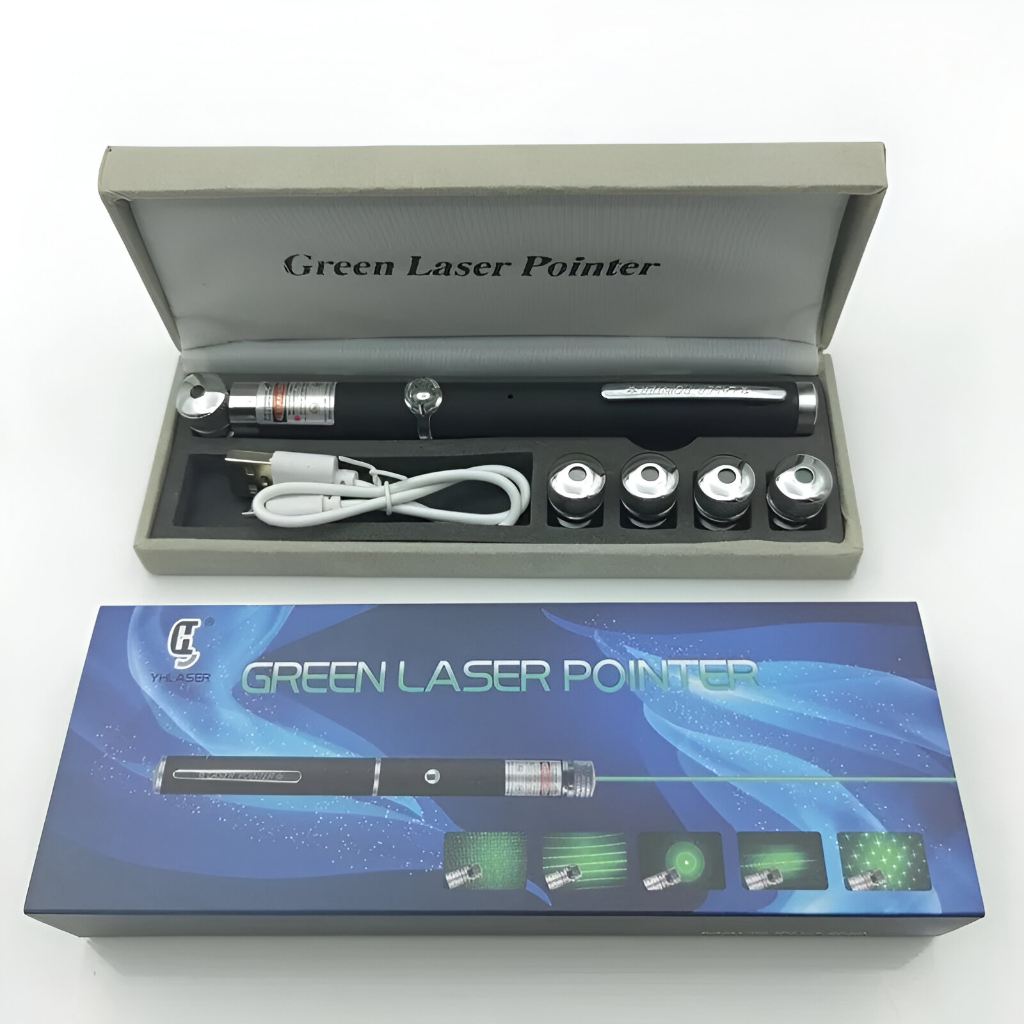 GREEN LASER POINTER YF LASER 303 Low-power USB Interface Laser Pen ...