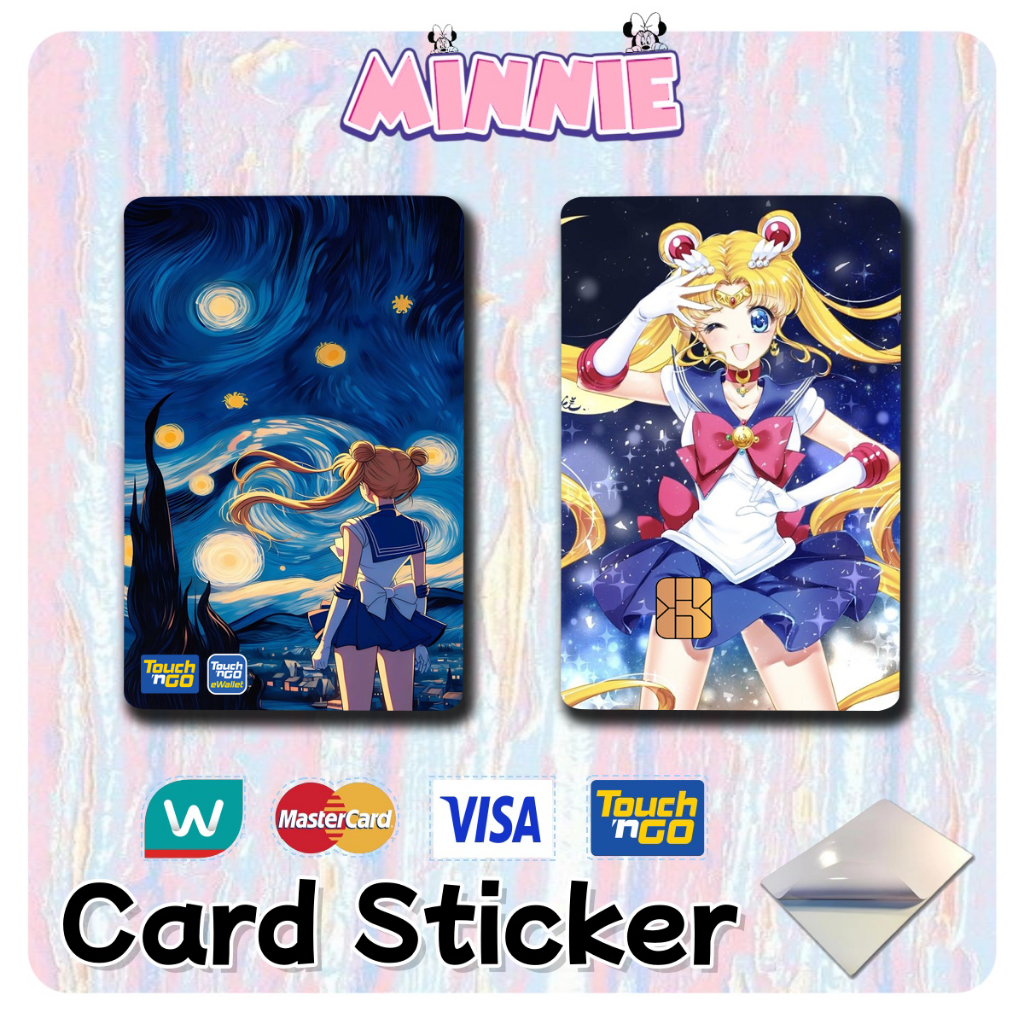 [ Sailor Moon 美少女戰士 ] Touch n Go Card Sticker TNG Card/Waston Card ...