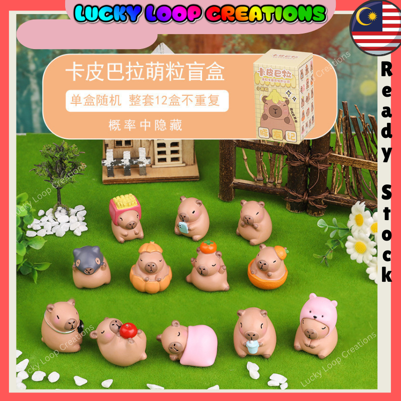 Little Cutie Capybara Blind Boxes I Kotak Misteri Mungil Manja Capybara ...