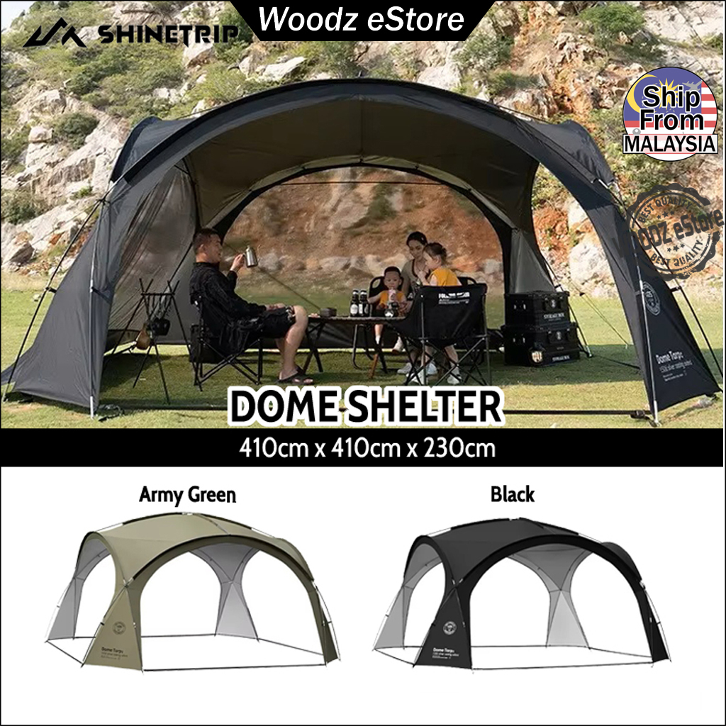 [Woodz] ShineTrip 05 Series Dome Shelter PU3000MM Silver Coated UPF50 ...