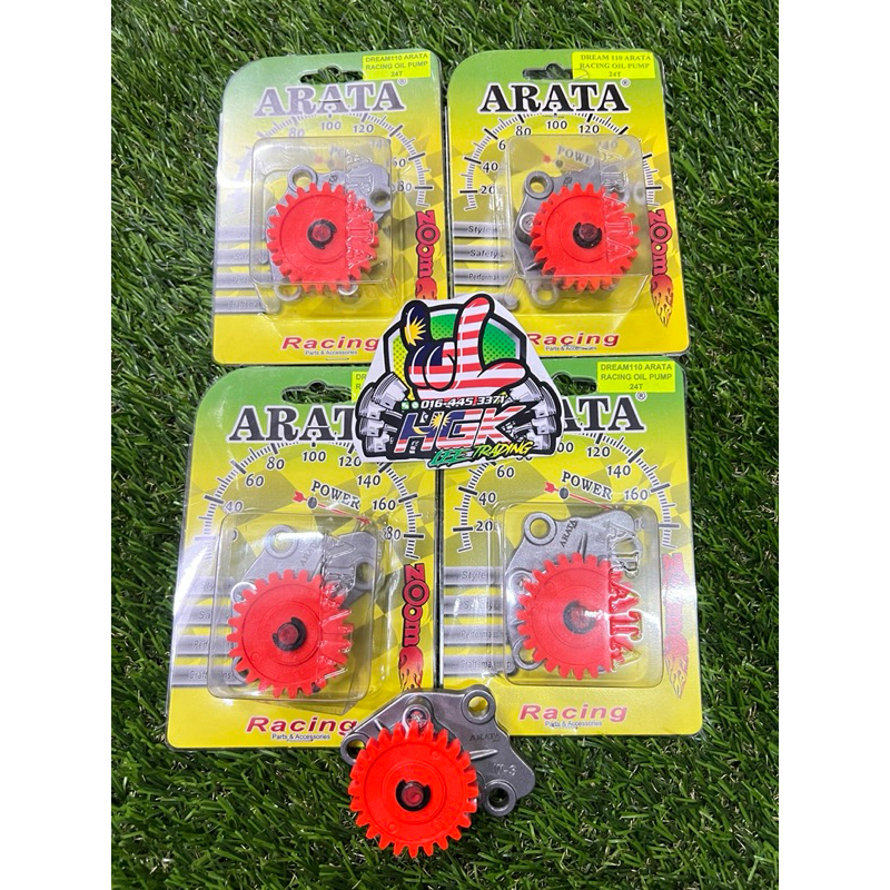 ARATA RACING OIL PUMP EX5 Dream110 WAVE110 Wave100 EX5 DREAM RACING OIL PUMP 24T /OIL PUMP CLASS ...