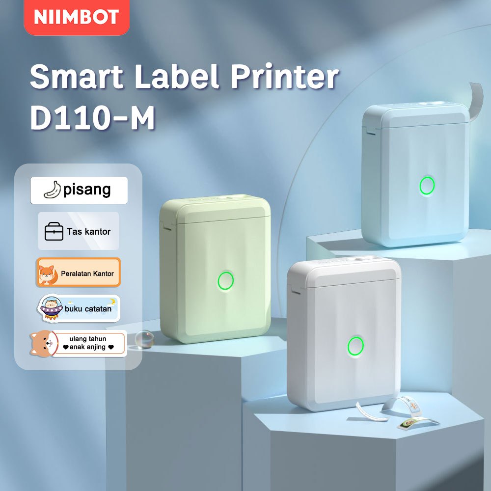 NIIMBOT D110_M Thermal label printer portable smart label machine with ...