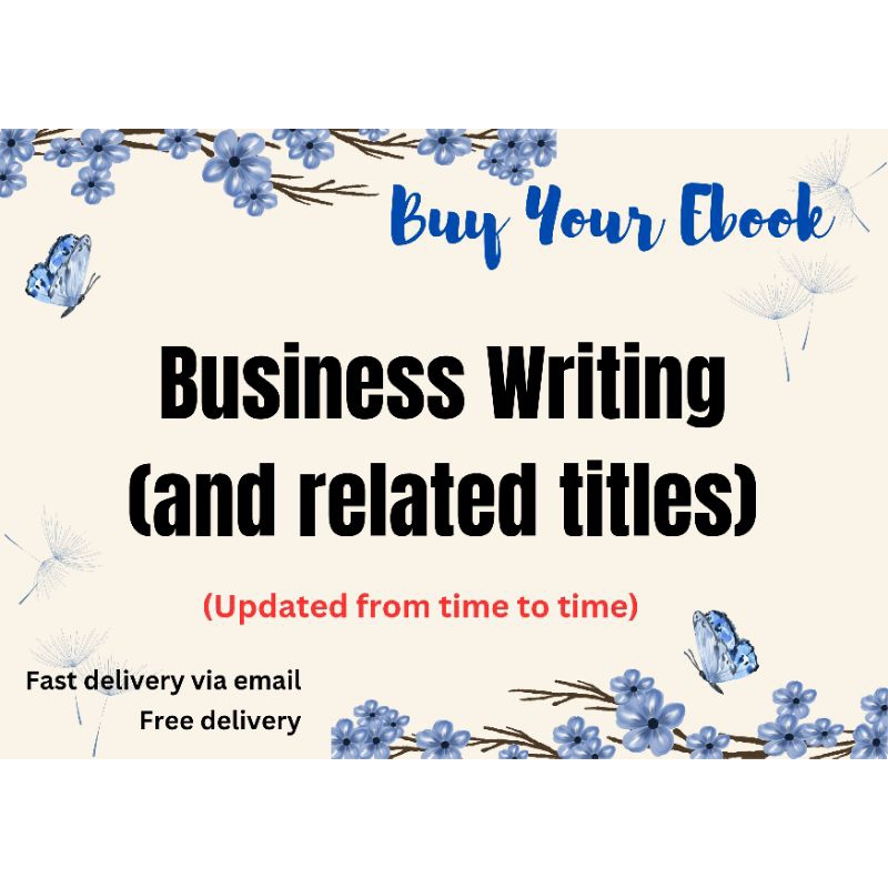 Business Writing (and related titles) | Shopee Malaysia