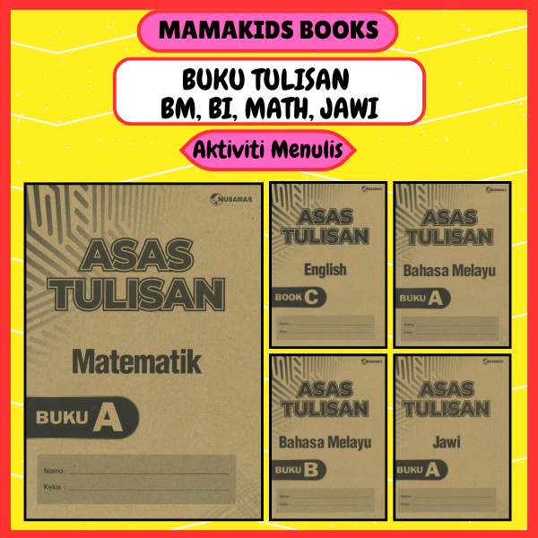[MAMAKIDS] Buku Belajar Menulis Bahasa Melayu BI Math Jawi Prasekolah ...