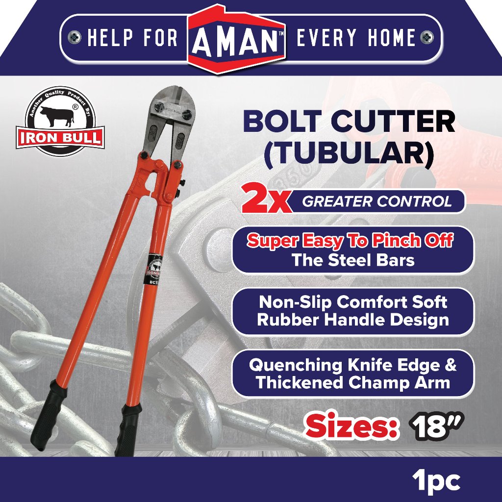 IRON BULL Bolt Cutter High Hardness Wire Mesh Pliers Shear Ergonomic ...