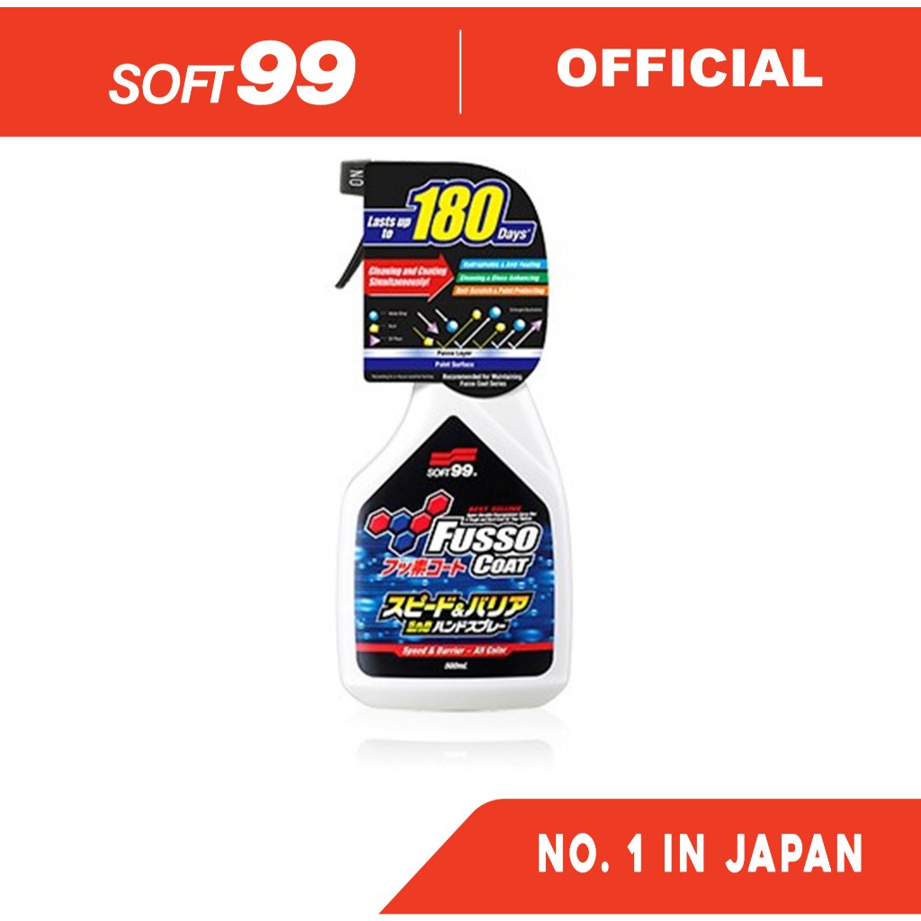 Soft 99 Fusso Coat Speed & Barrier Hand Spray Coating 500mL Soft99 ...