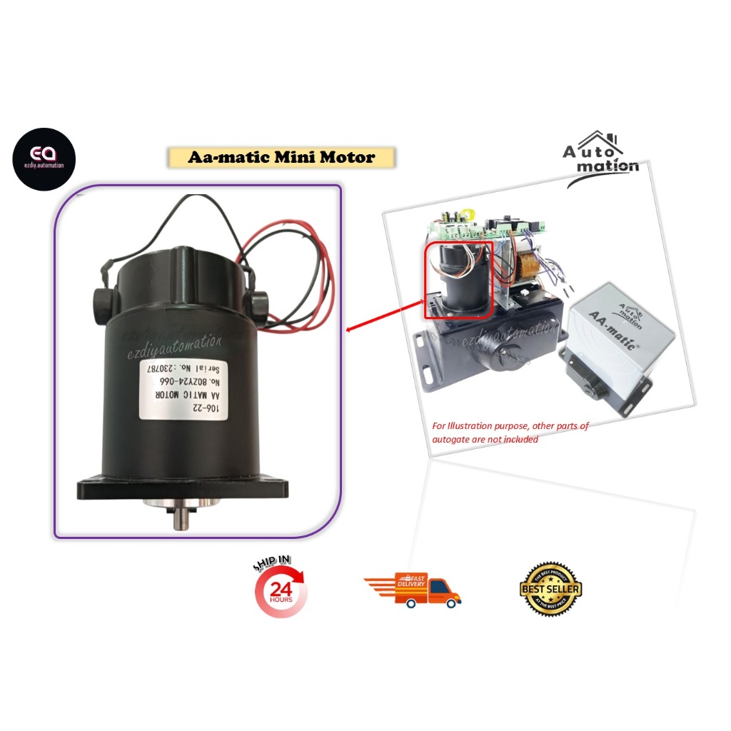 Aa-matic Mini Motor For Sliding Autogate Motor - Autogate Spare Parts ...