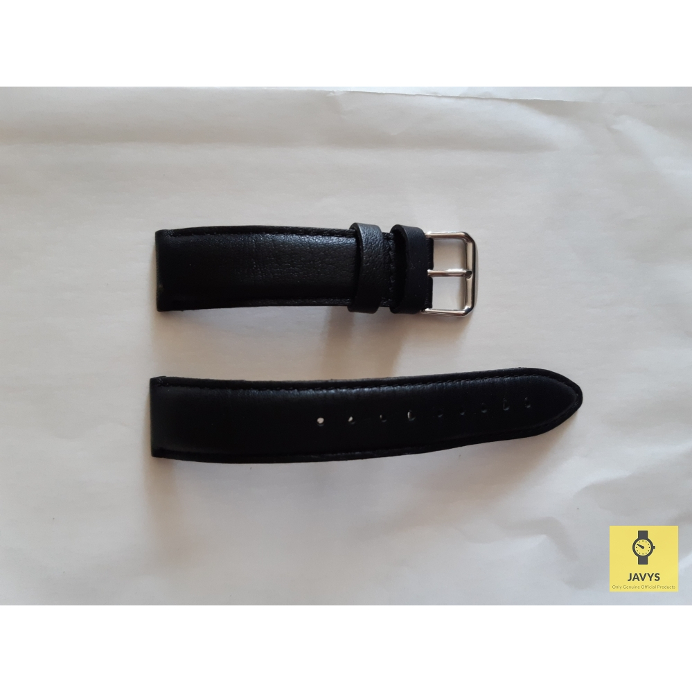 TIMEX Replacement Leather Strap 20mm 22mm 23mm / Black Leather / Brown ...