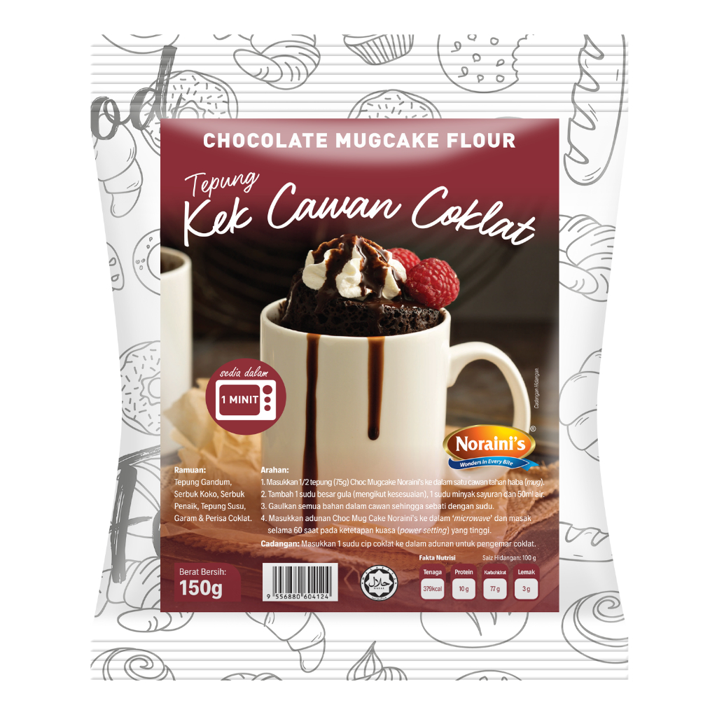 NORAINI'S INSTANT MIX CHOCOLATE MUGCAKE 150GM | Shopee Malaysia