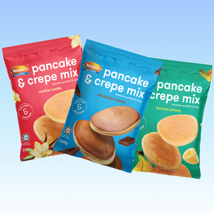 NORAINI'S PANCAKE AND CREPE MIX 200gm | Shopee Malaysia