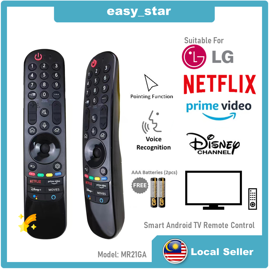 LG Led LCD Smart TV Magic Remote Control Replacement (MR21GA) | Shopee ...