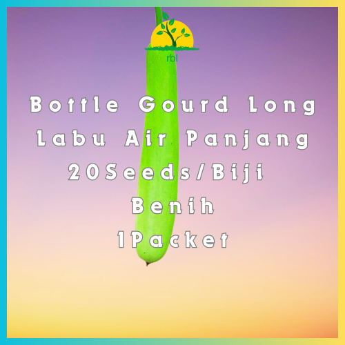 Biji Benih Labu Air Panjang Bottle Gourd Long ( 20 Seeds ) Sayur ...