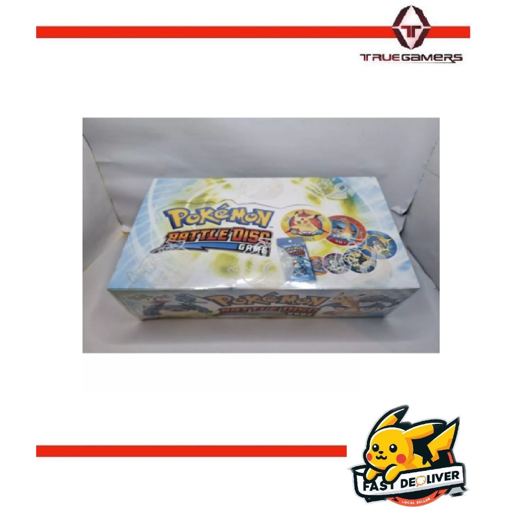 POKEMON BATTLE DISC GAME - PIKACHU, CHARIZARD (SEALED BOX / 36 PACKS ...