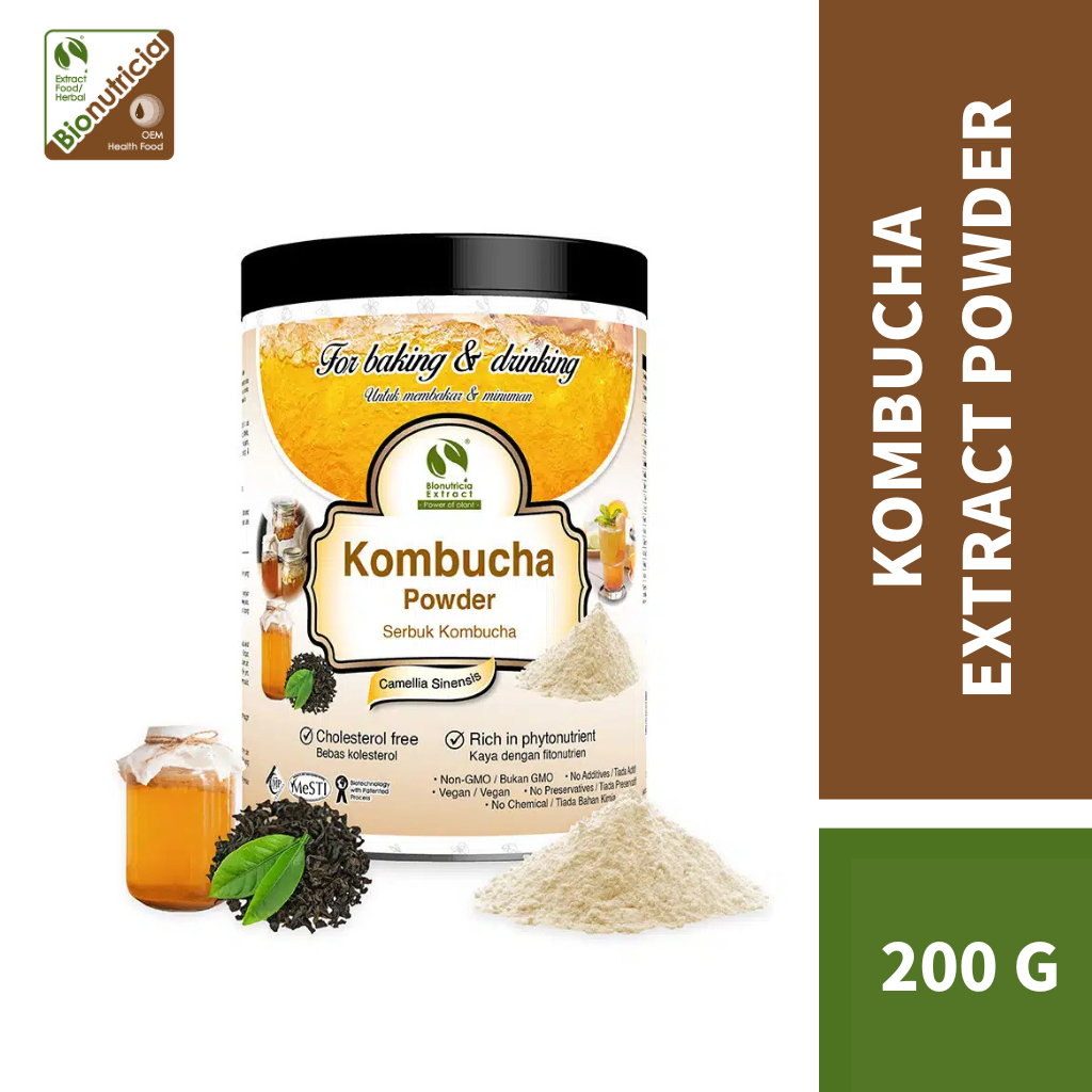 Bionutricia Kombucha Extract Powder (200g) Rich in Antioxidants ...