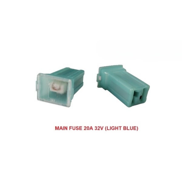 [READY STOCK] AUTOMOBILE CAR MAIN FUSE MINI FUSE 20A 32V (LIGHT BLUE ...