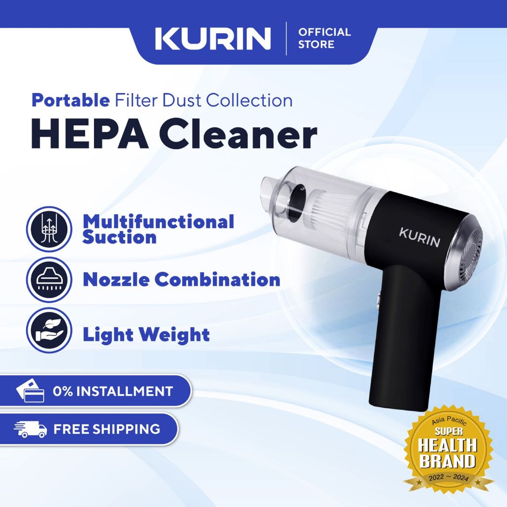 (OFFICIAL) Kurin Hepa Cleaner Mini Vacuum Cleaner | Shopee Malaysia