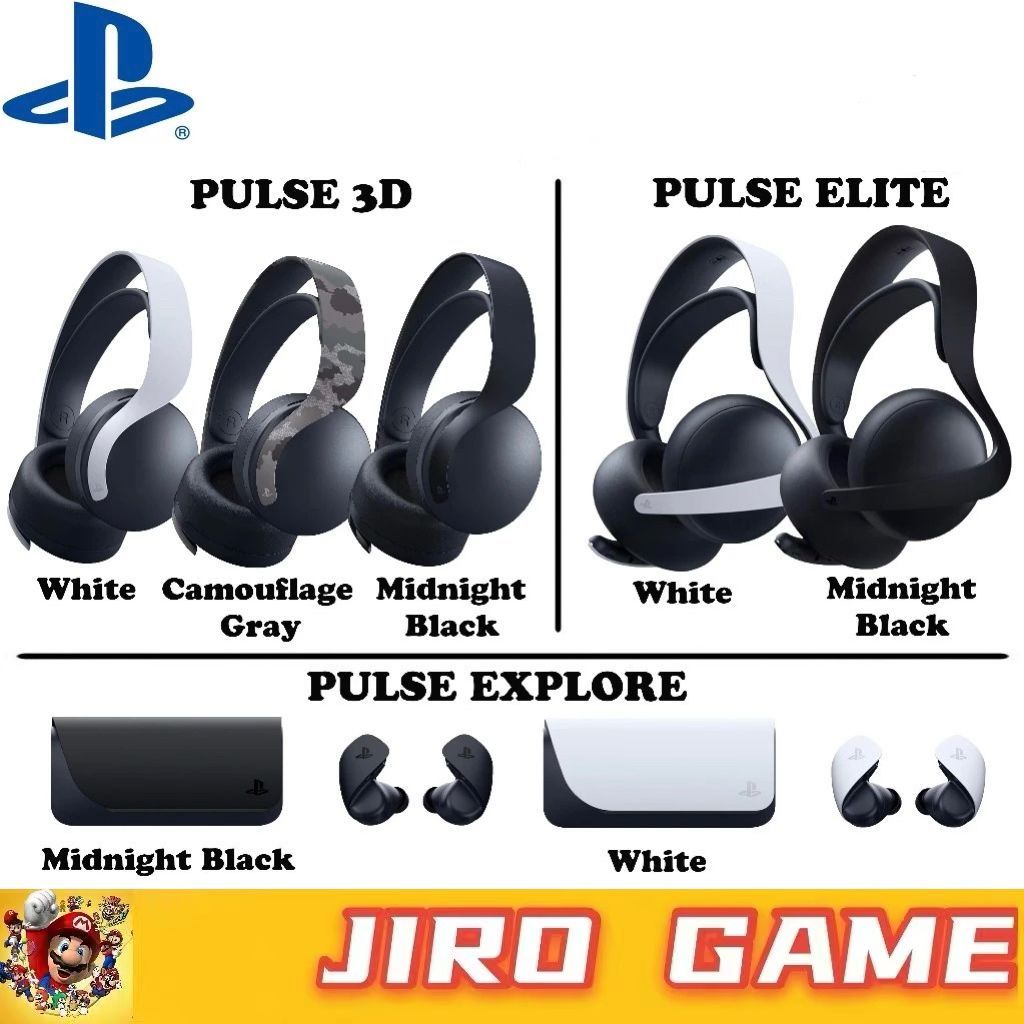 Sony Playstation 5 Pulse Explore Earbuds / Pulse 3D / Pulse Elite ...
