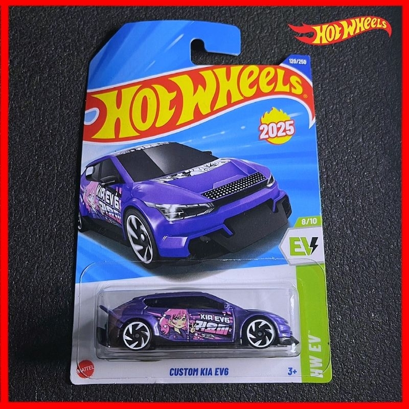 Hot Wheels Custom Kia EV6 First Editions 2025 Hotwheel Kia EV6 Diecast ...