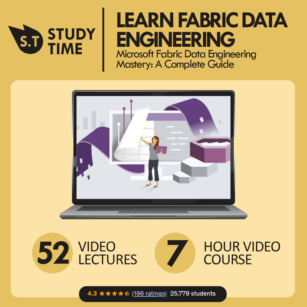 [Video Course] Microsoft Fabric Data Engineering Mastery: A Complete Guide | Shopee Malaysia