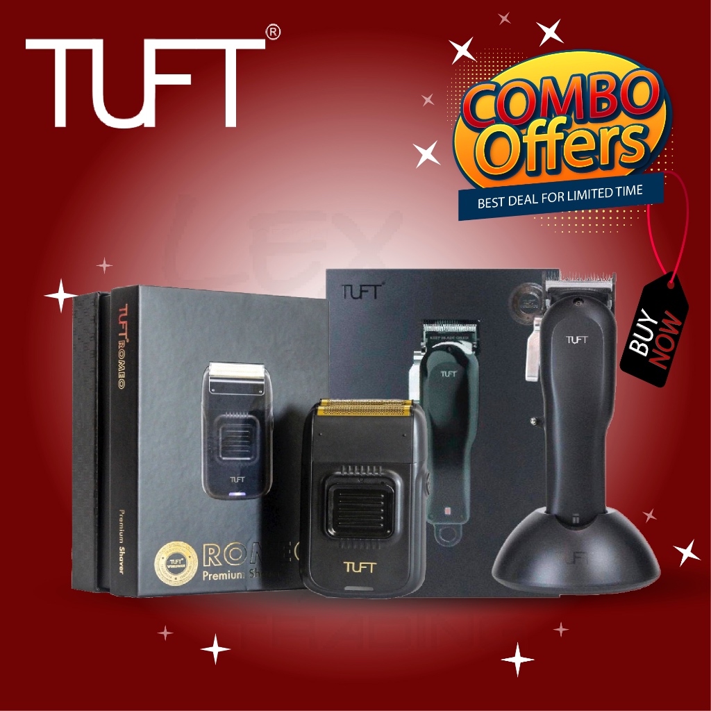 Combo Set Tuft Romeo Shaver + Tuft Elite 1881 Clipper | Shopee Malaysia
