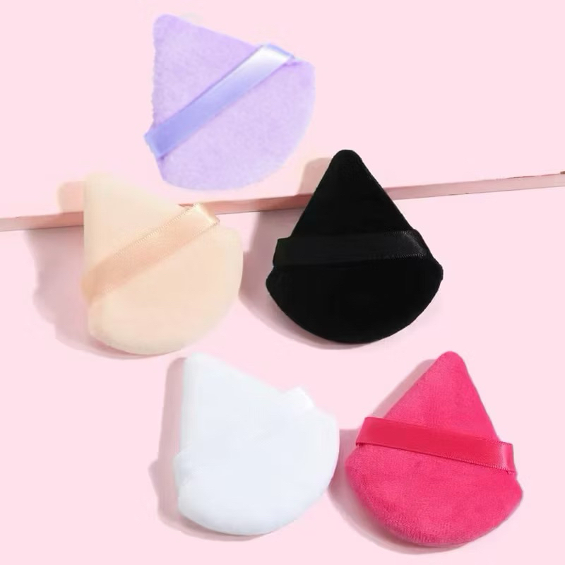 🎁TRIANGLE POWDER PUFF FOR MAKE UP SETTING POWDER LOOSE POWDER COMPACT ...