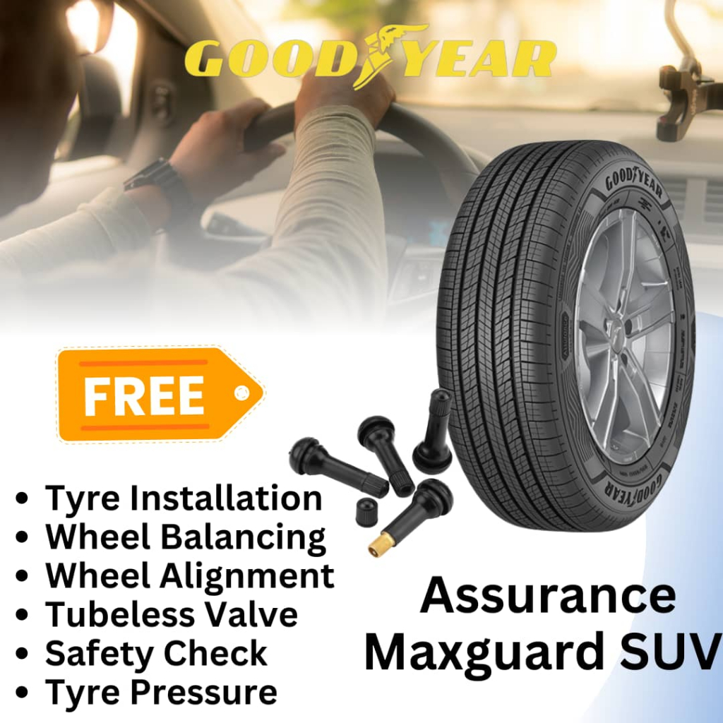 GOODYEAR TYRE 225/60R18 ASSURANCE MAXGUARD SUV (WITH INSTALLATION) | Shopee Malaysia