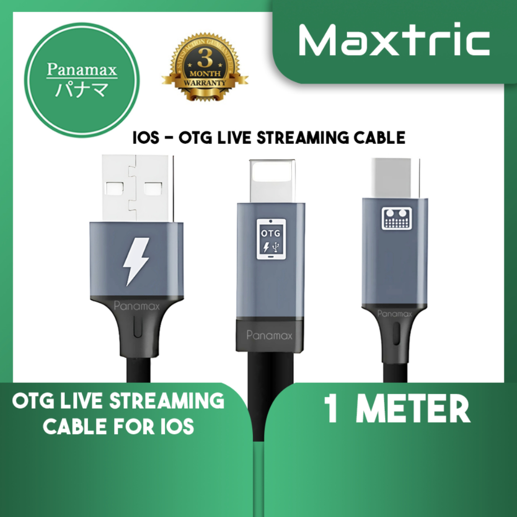 Panamax IOS Sound Card Live OTG Live Streaming Charging Cable 1 Meter ...