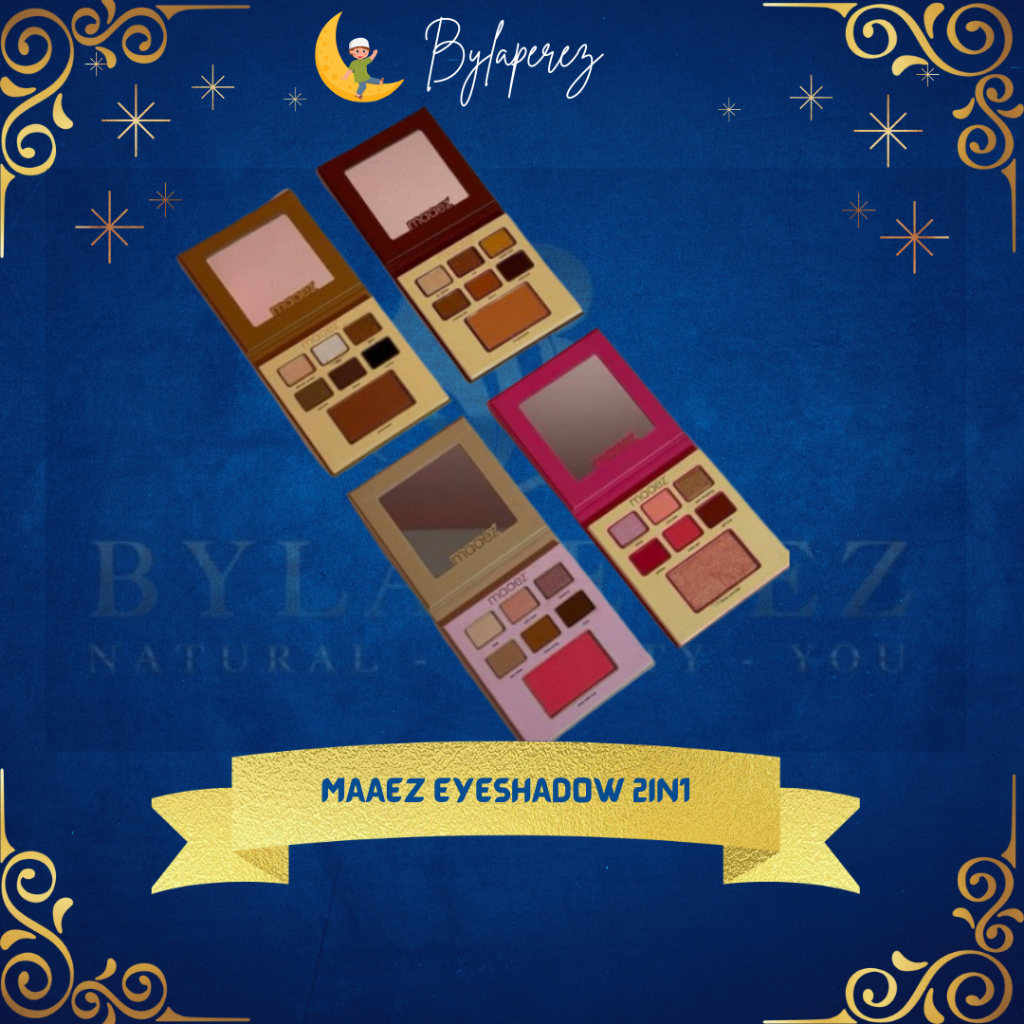 NEW MAAEZ 2 IN 1 EYESHADOW & BLUSH PALETTE ORIGINAL HQ 2024 | Shopee ...