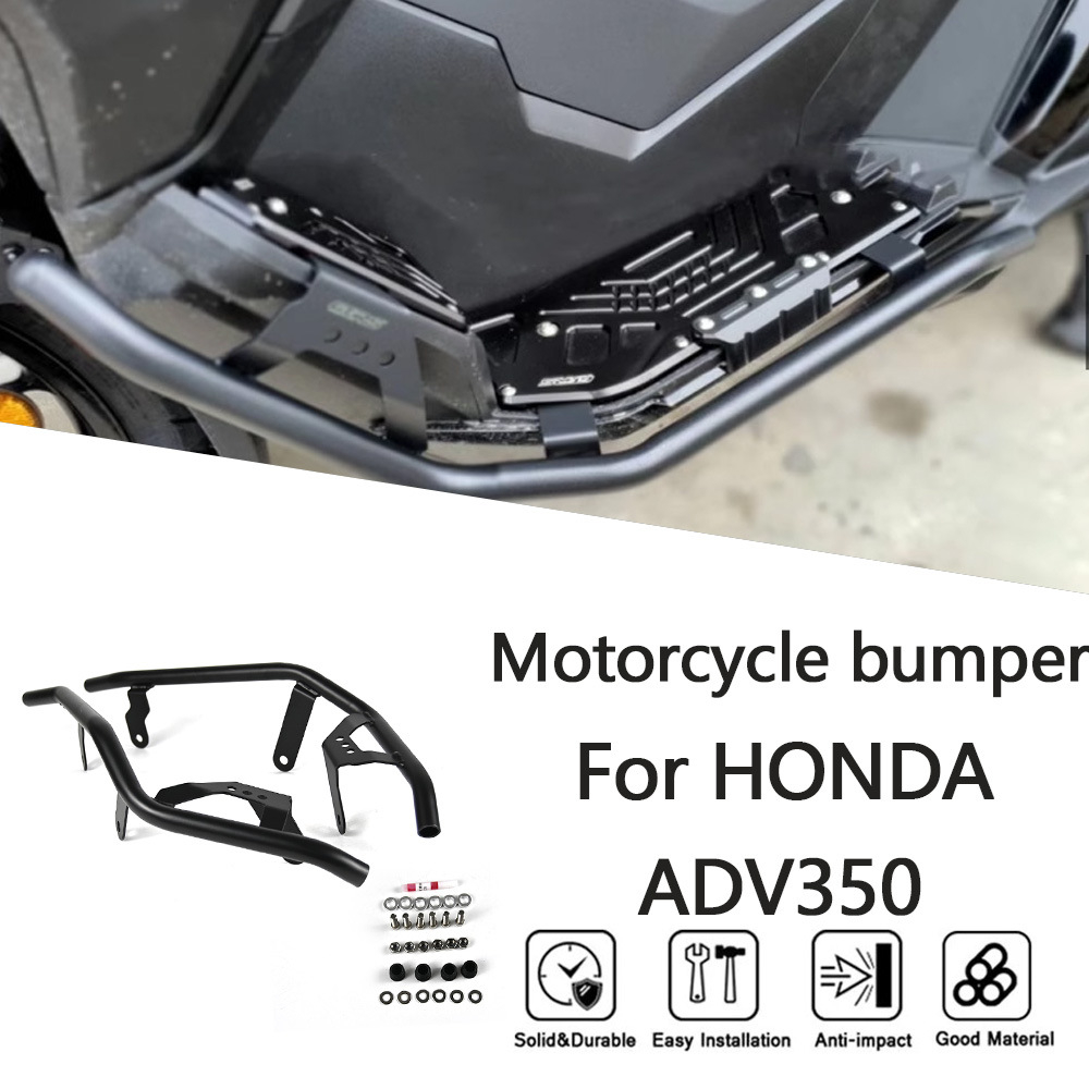 ADV350 Motorcycle Bumper Side Full Heavy Duty Frame Crash Bar Crash ...