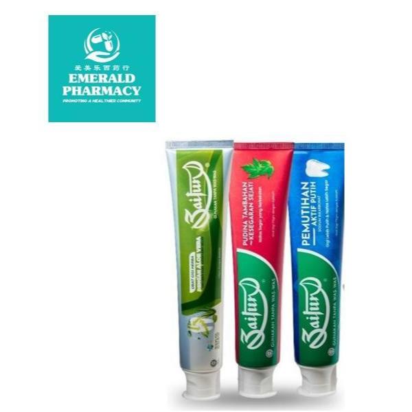 Zaitun Toothpaste 40g/175g (Aloe Vera/Whitening/Extra Mint) | Shopee ...