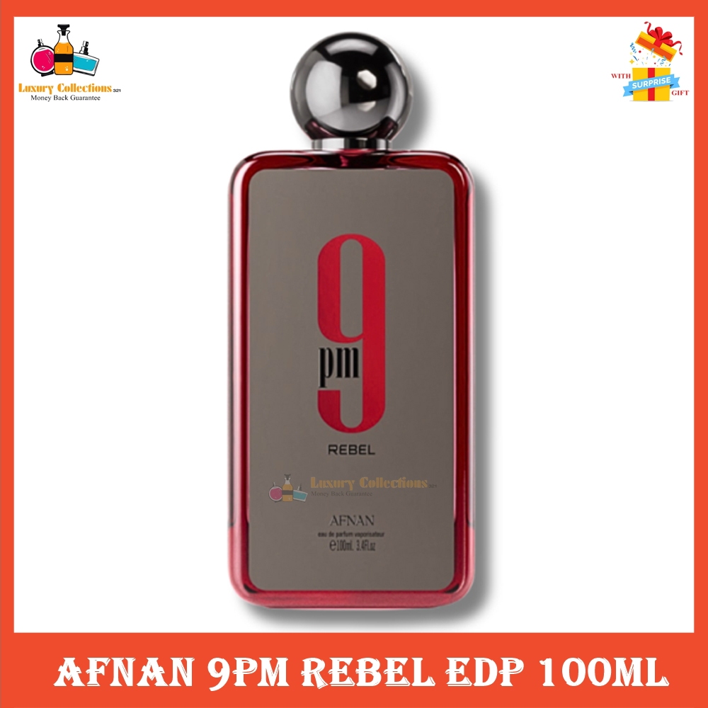 💯% Afnan 9pm Rebel EDP 100ml Perfume | Shopee Malaysia