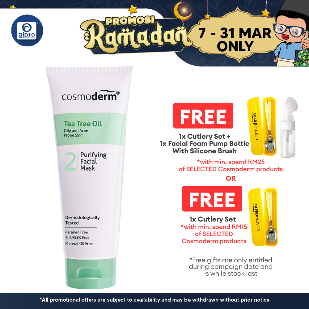Cosmoderm Tea Tree Oil Purifying Mask (100ml) | Shopee Malaysia