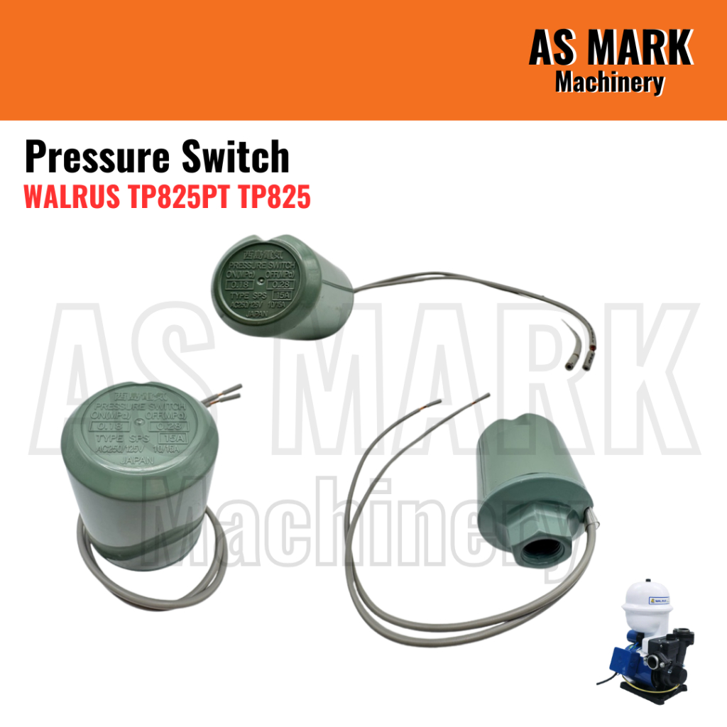 100% ORIGINAL Pressure Switch Japan For WALRUS TP825PT Automatic Water ...