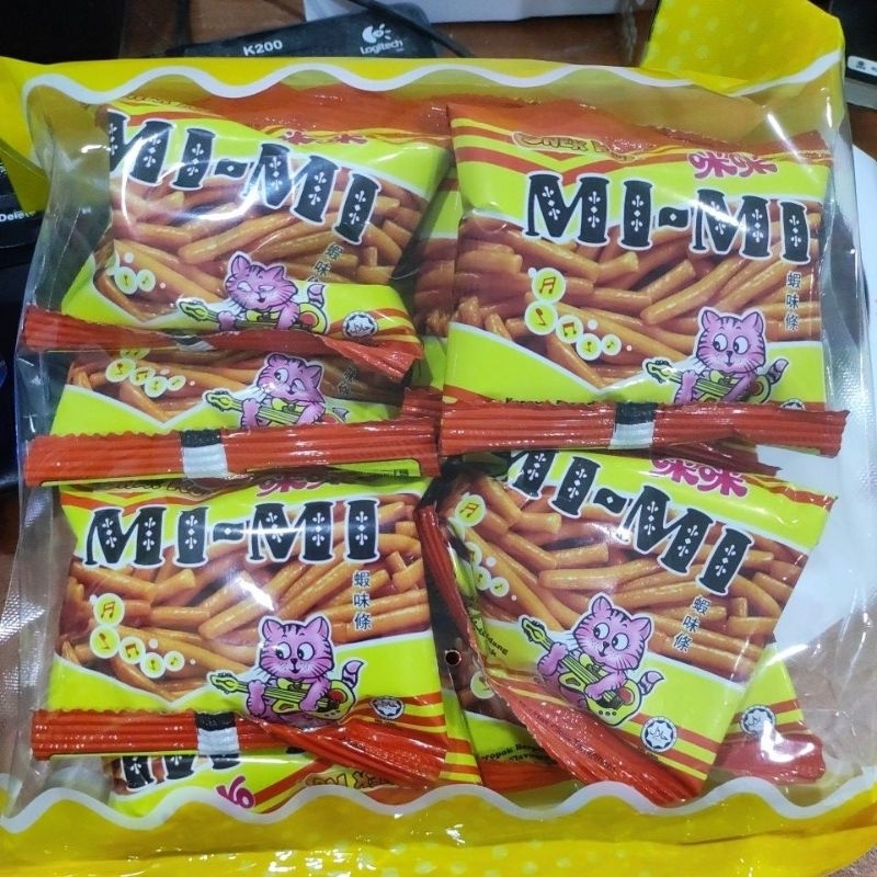 Mi Mi Prawn Flavoured Snack 120g (12g x 10pkts) | Shopee Malaysia