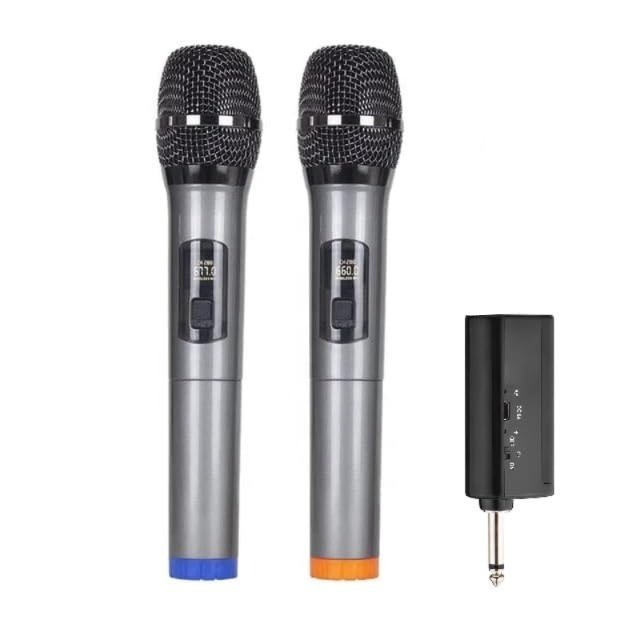 Wireless Microphone UHF Wireless Microphone Dual Handheld Microphone ...