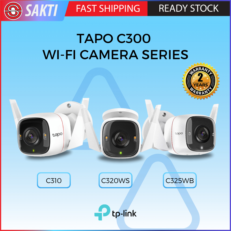 Tp-Link Tapo CCTV C310 / C320WS / C325WB Wired or Wireless Outdoor ...