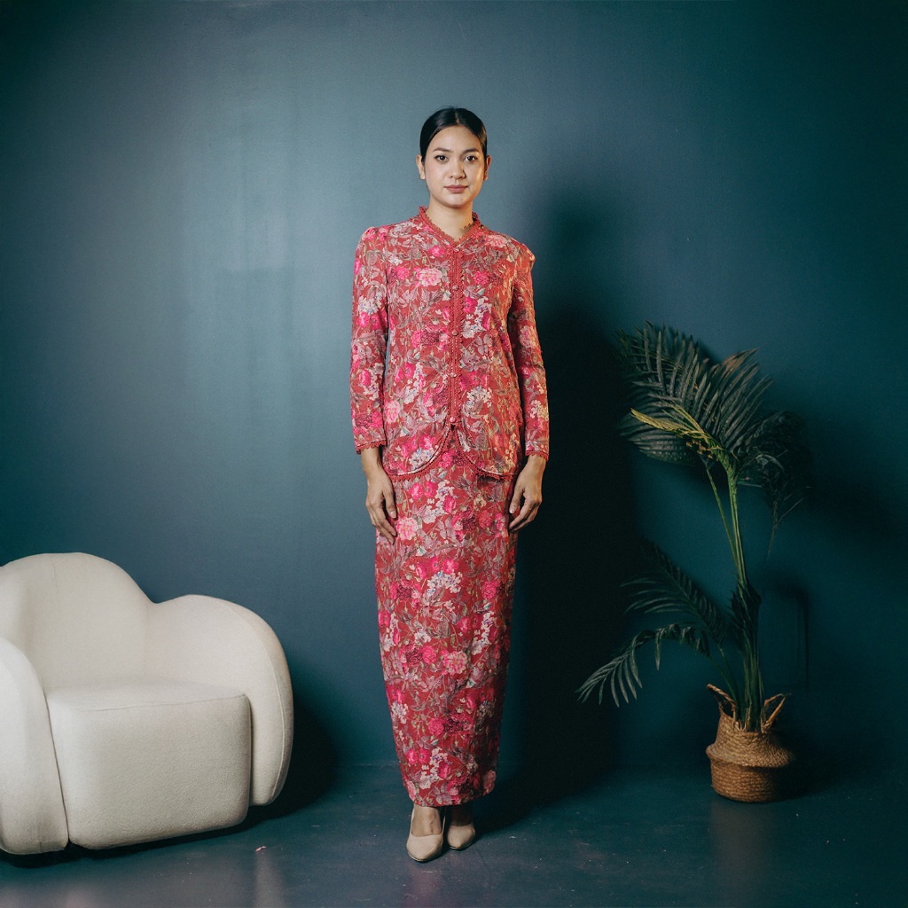 Baju Kebaya Raya 2025 Modern Printed BREE | Shopee Malaysia